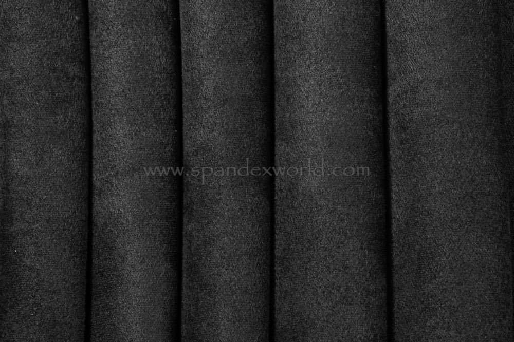 Stretch Suede- heavy weight (Black)